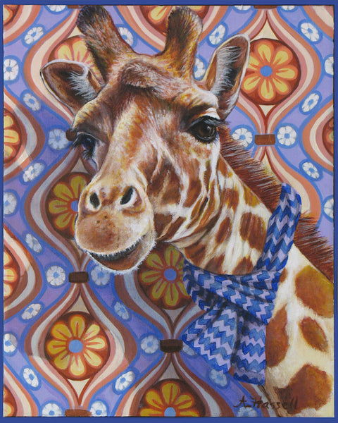 COZY GIRAFFE by artist Annette Hassell – Cactus Gallery LA