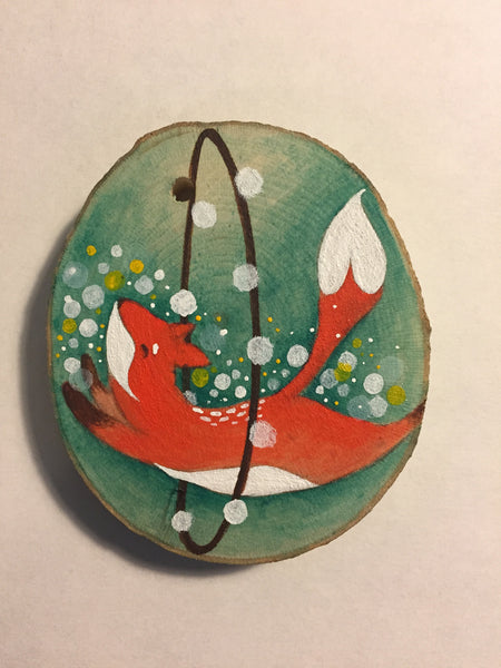 Jumpy Fox by artist Malathip Kriheli – Cactus Gallery LA