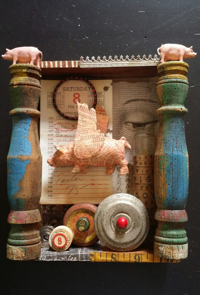 When Pigs Fly by artist Joe Carrion – Cactus Gallery LA